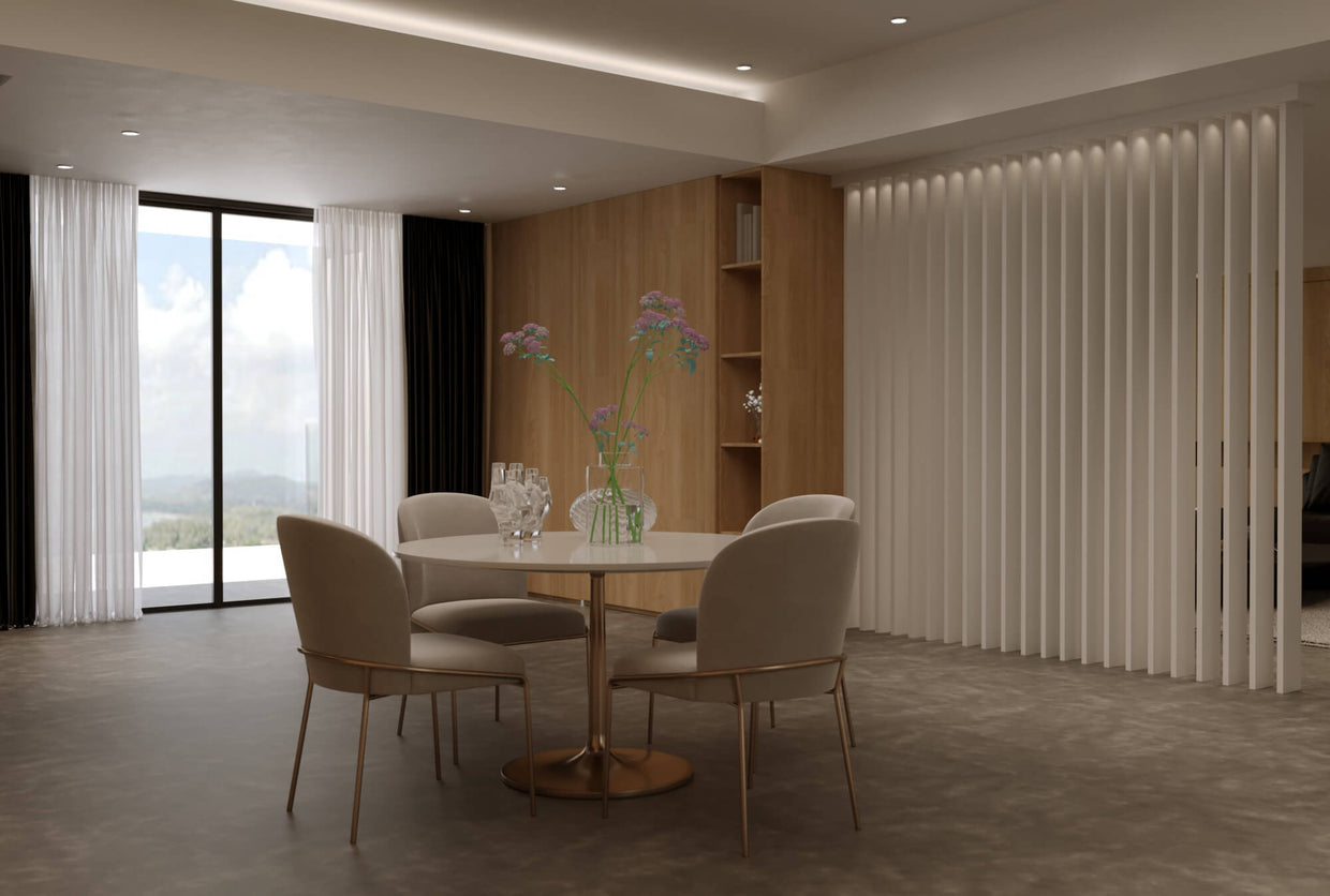 Buy Paintable Wooden Slatted Room Divider Online – PRIMO PANELS